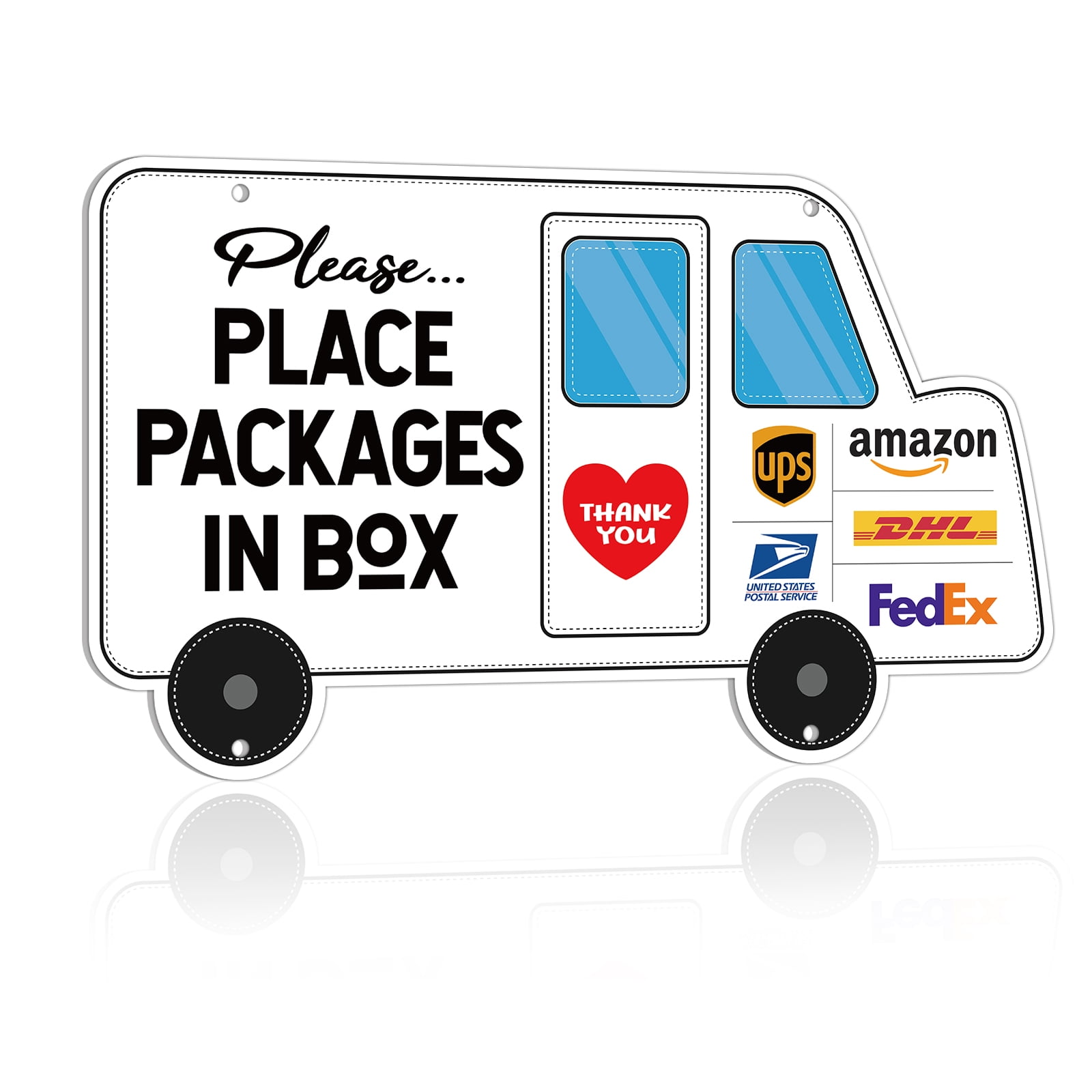 WaaHome Delivery Signs for Packages Package Delivery Boxes Signs for ...