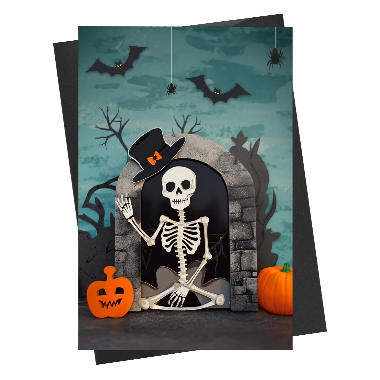 WaaHome Halloween Cards 6"x 4" Funny Halloween Anniversary Card Love ...