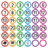WaaHome Line up Spots for Classroom Floor Number stickers for Classroom ...