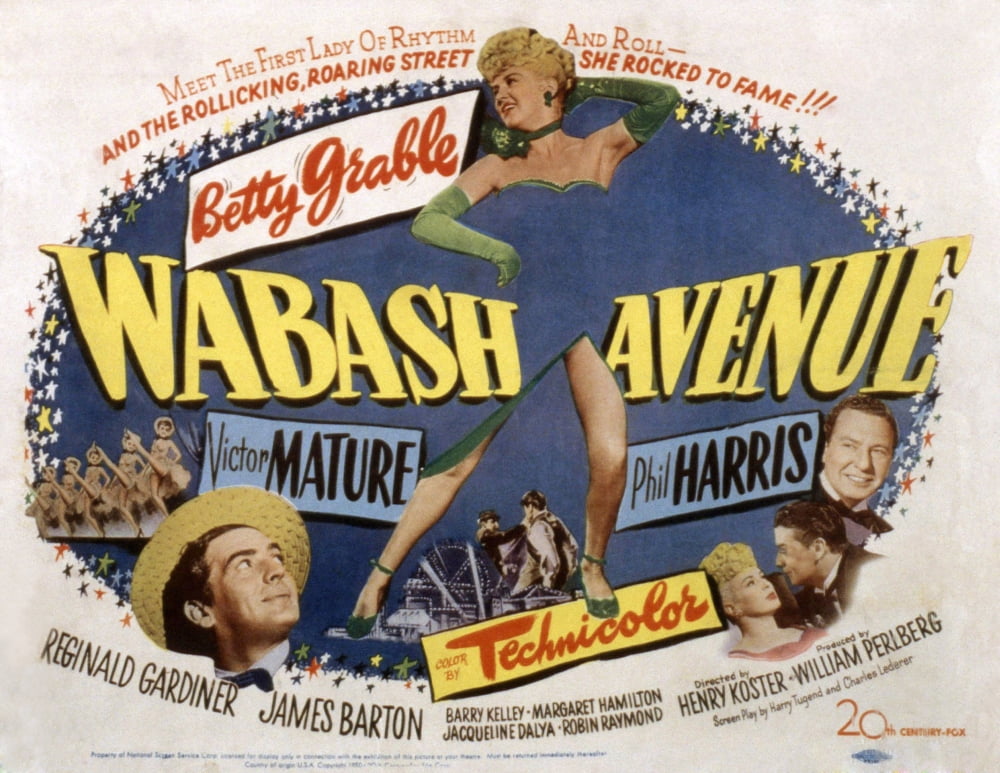 Wabash Avenue Betty Grable 1950 (C) 20Th Century Fox Tm & Copyright ...
