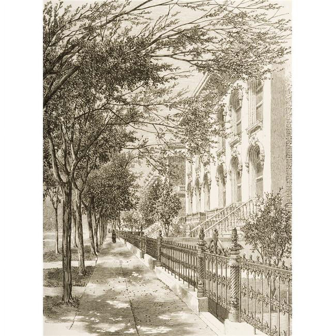 Wabash Avenue Chicago Illinois In 1870S From American Pictures Drawn ...