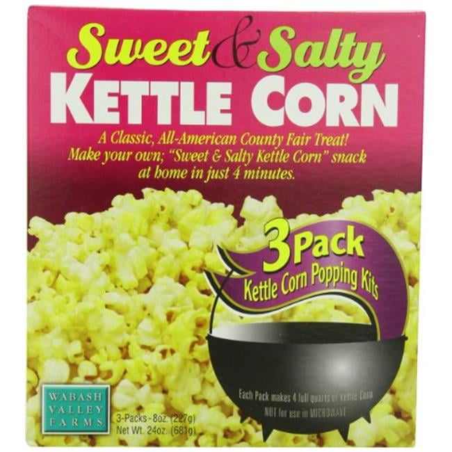 Wabash Valley Farms Kettle Corn All-Inclusive Popping Kits - Walmart.com