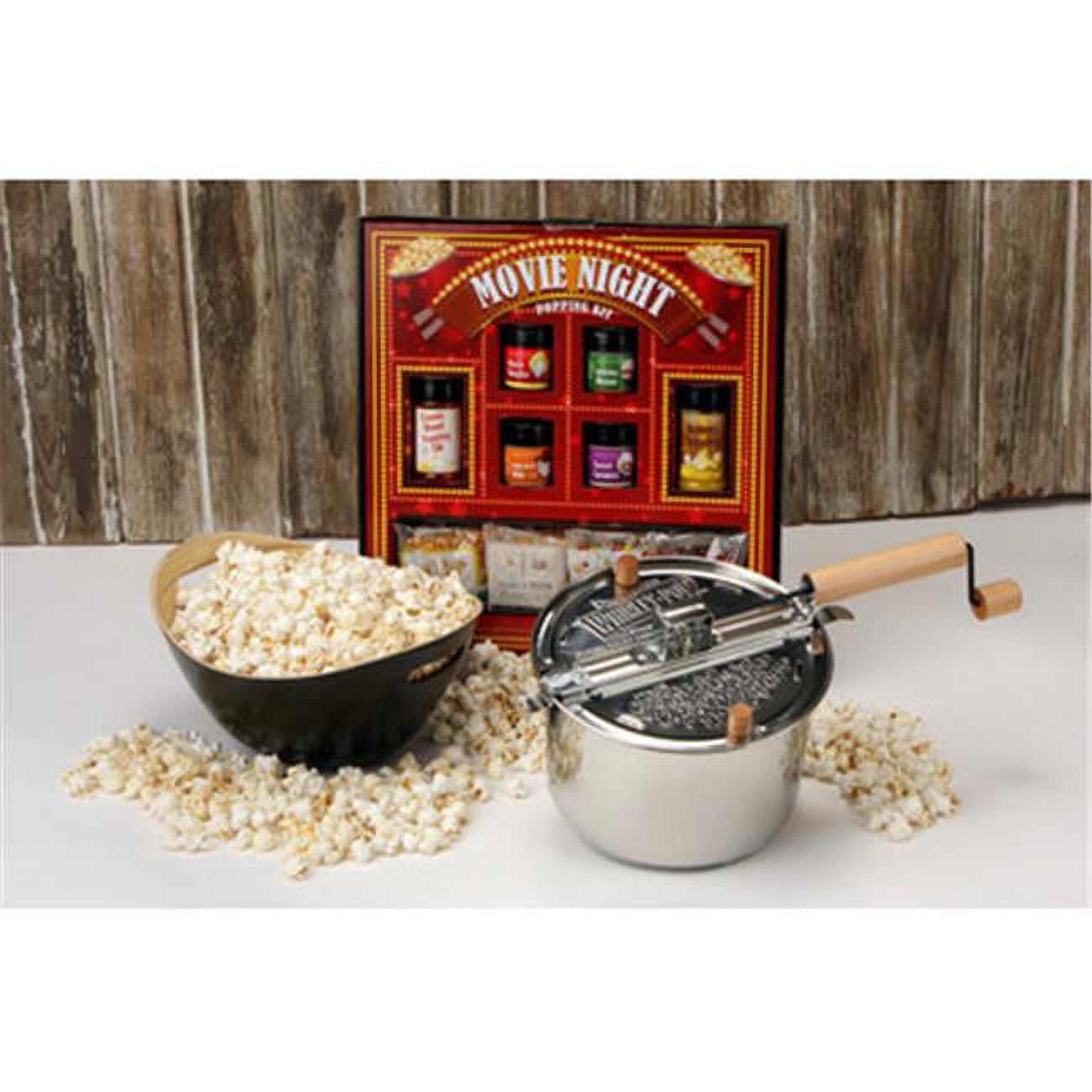 Wabash Valley Farms Stainless Steel Movie Night Package Set - Walmart.com