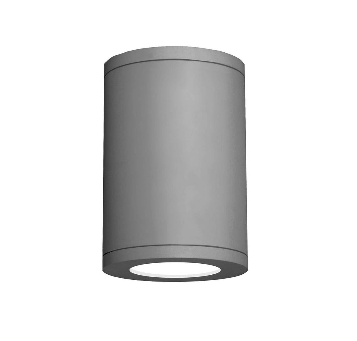 Wac Lighting Ds-Cd08-F Tube Architectural 12" Tall Led Outdoor Flush ...
