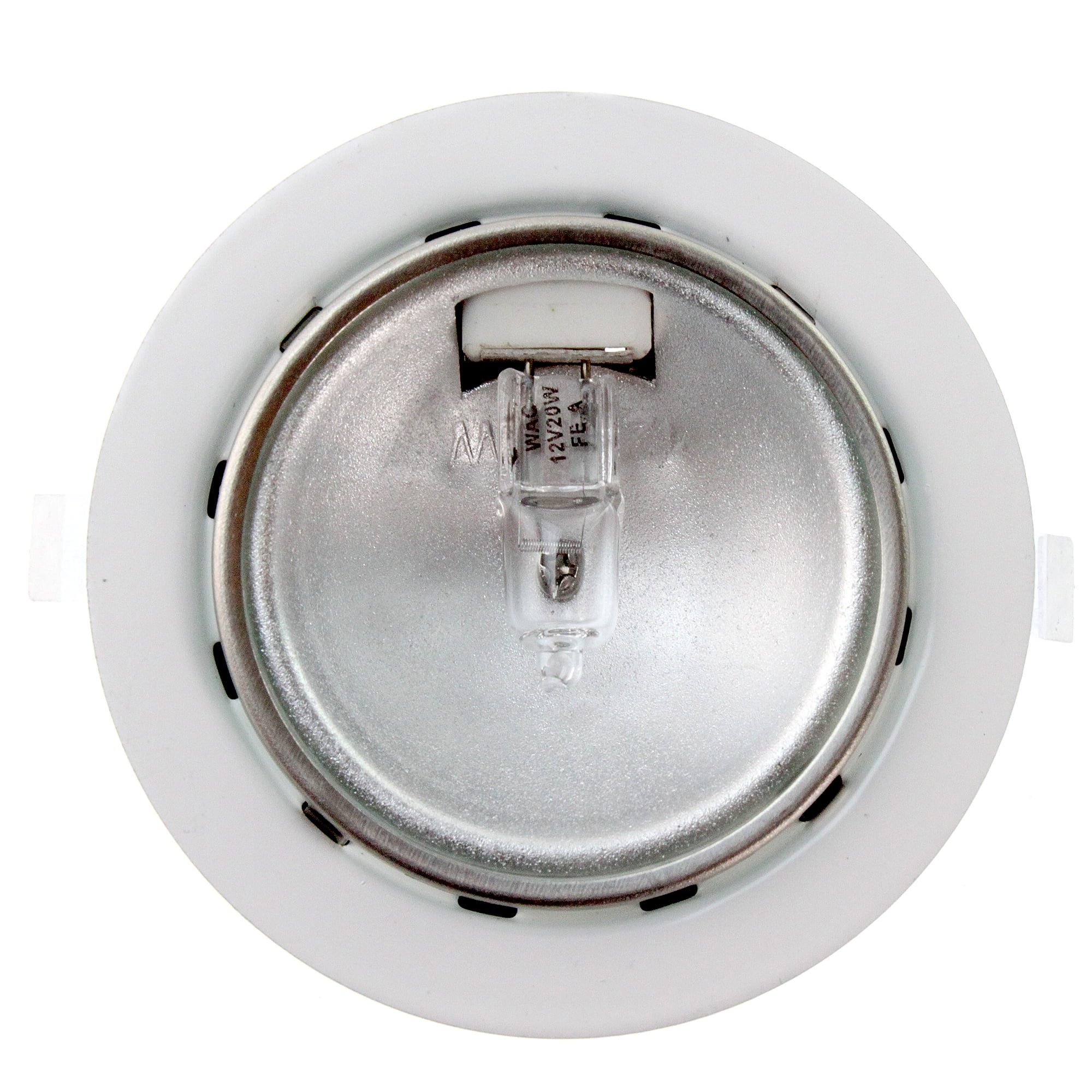 Wac Lighting HR-88-WT Recessed Low Voltage Button Puck Light Halogen, White - Walmart.com