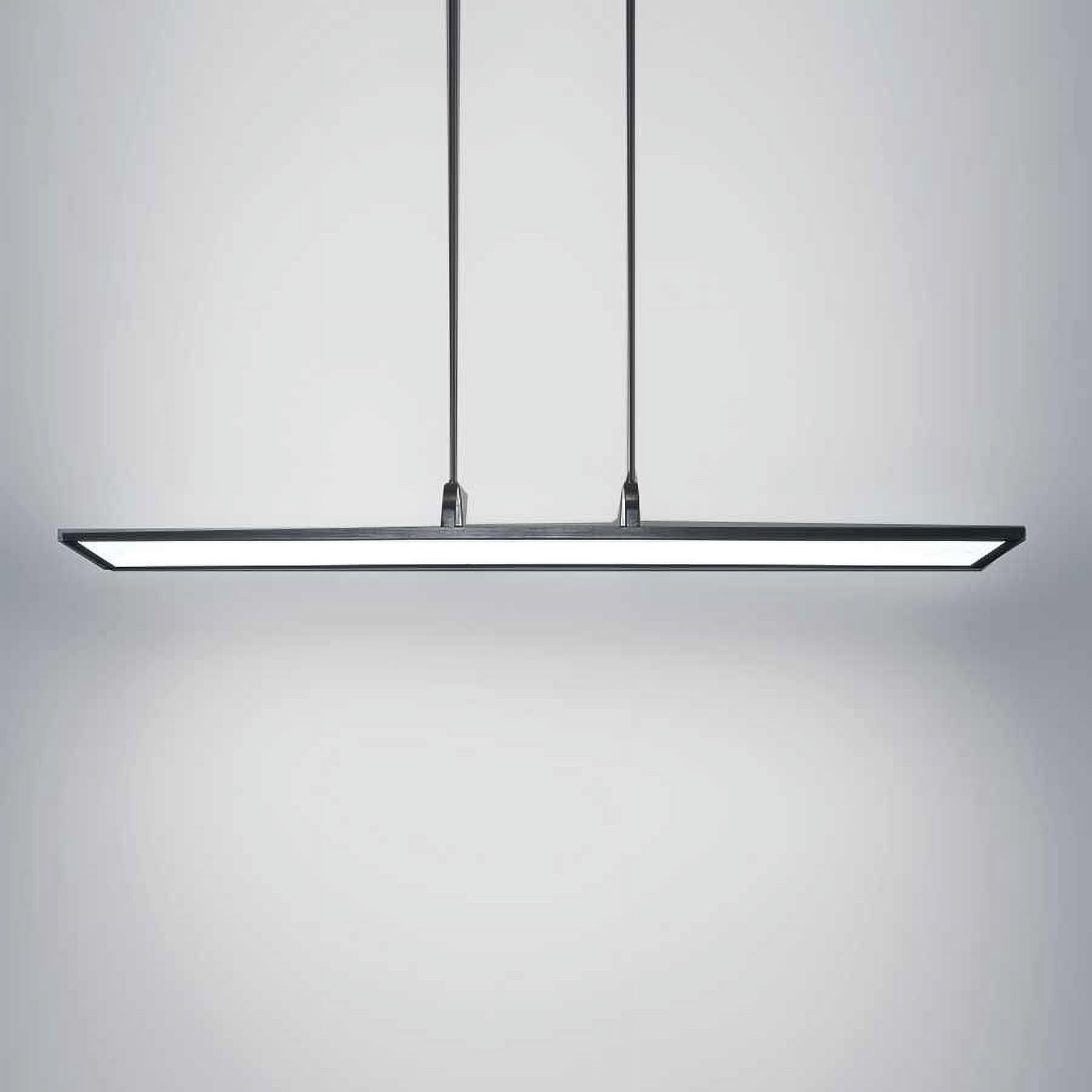 Wac Lighting Pd-51148 Line 48" Wide Led Linear Chandelier - Black ...