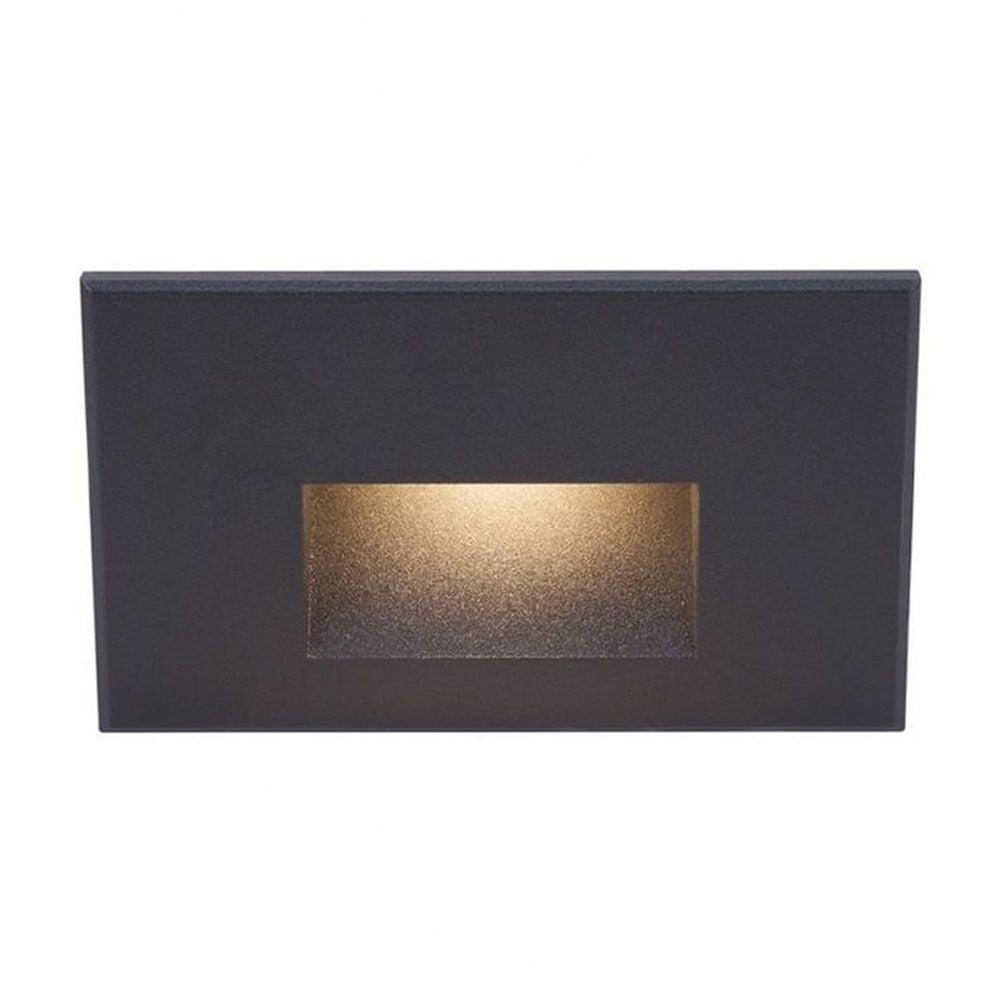 Wac Lighting Wl-Led100f Ledme 5" Wide Led Step And Wall Light - Black ...
