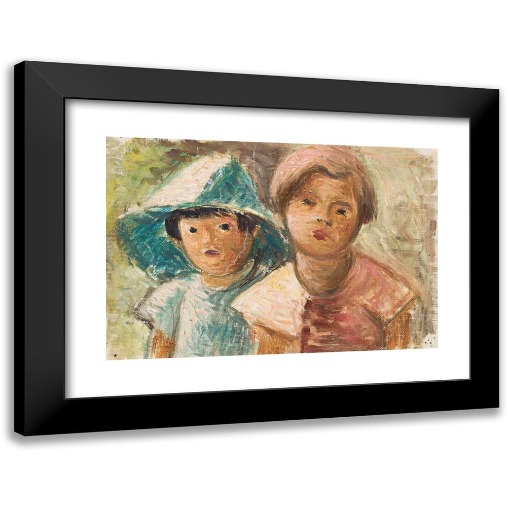 Wacław Wąsowicz 14x11 Black Modern Framed Museum Art Print Titled - Two ...