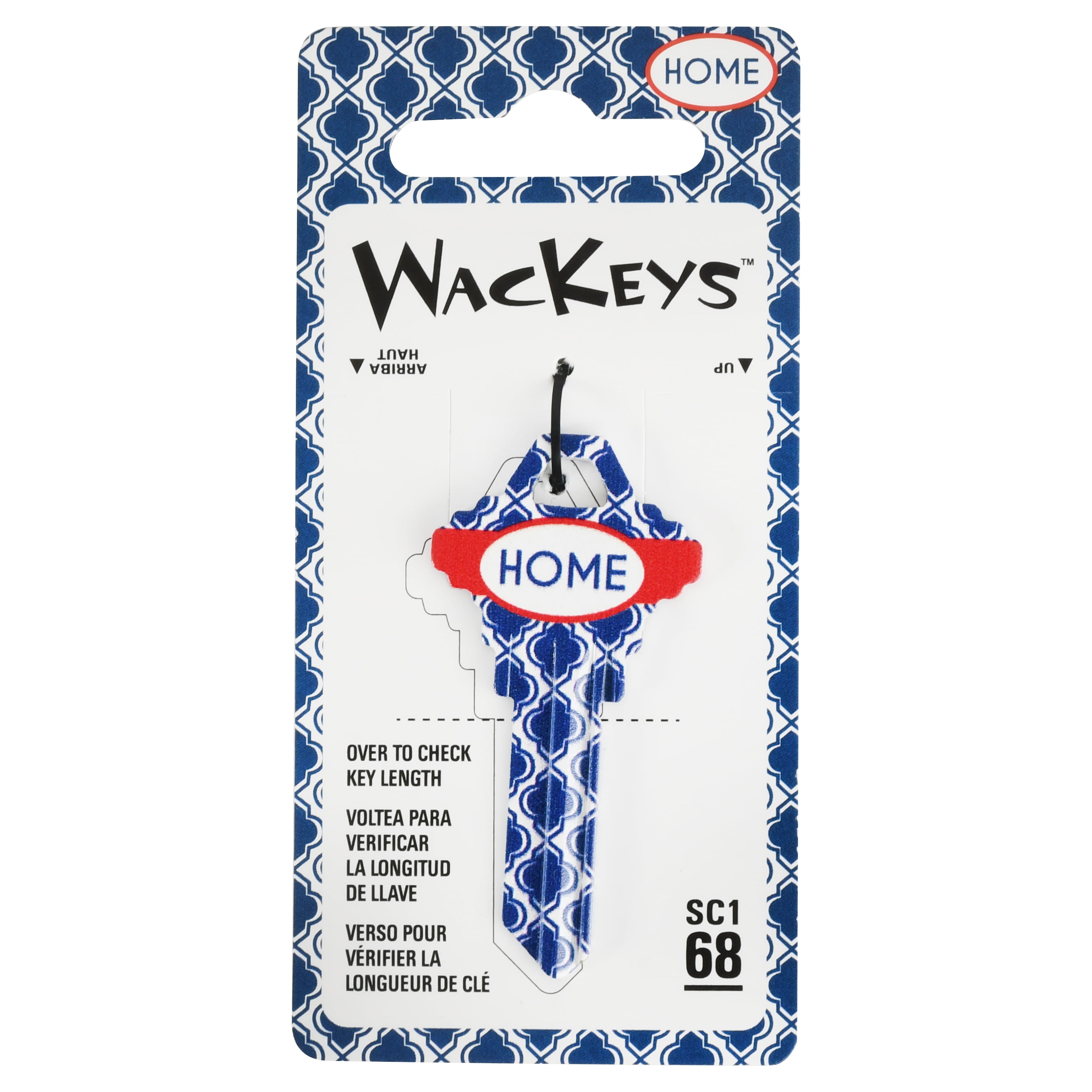 WacKeys Blue Home Universal Key Blank #68, SC1 - Walmart.com