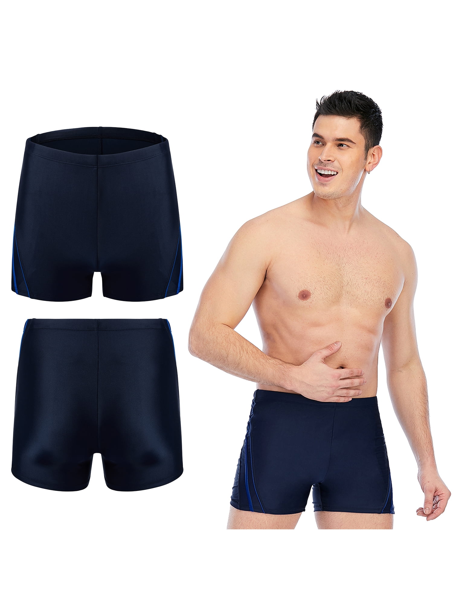 Wacanda Men Summer Swimwear Swim Briefs Surfboard Boxer Swimming Trunks ...