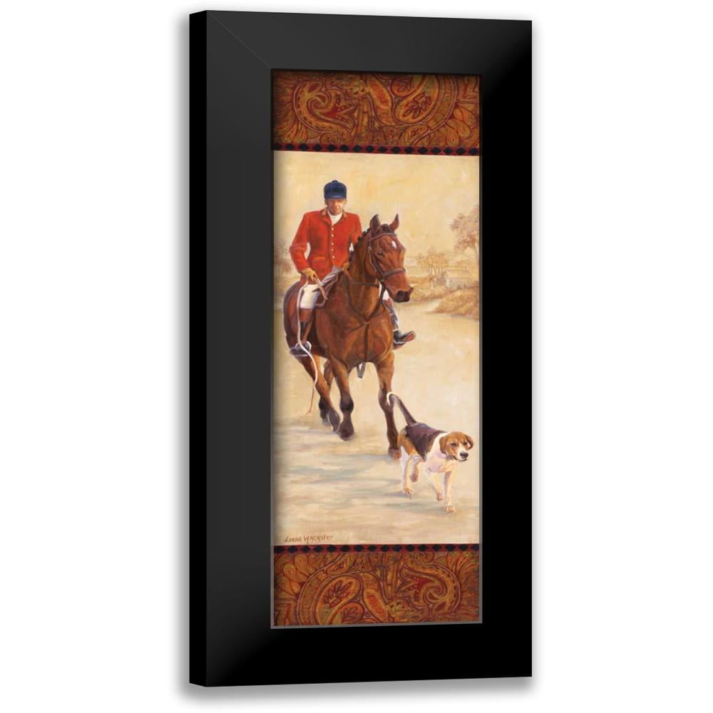 Wacaster, Linda 9x18 Black Modern Framed Museum Art Print Titled - On ...