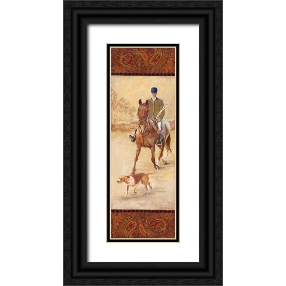 Wacaster, Linda 9x18 Black Ornate Wood Framed with Double Matting ...