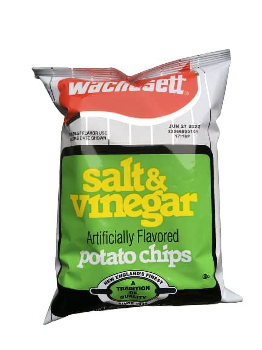 Wachusett Salt & Vinegar Potato Chips, 4.5-Ounce Bags (6 Pack ...