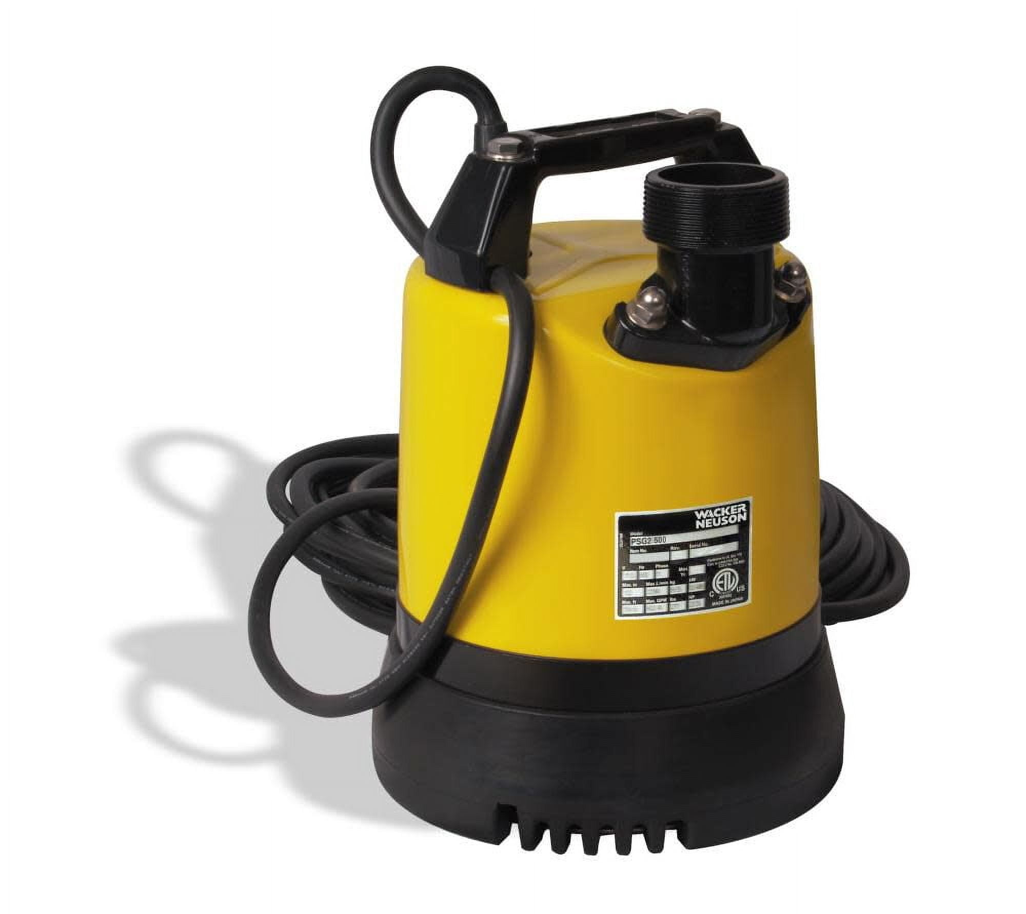 Wacker Neuson Psg2 500 Low Level Pump - Walmart.com