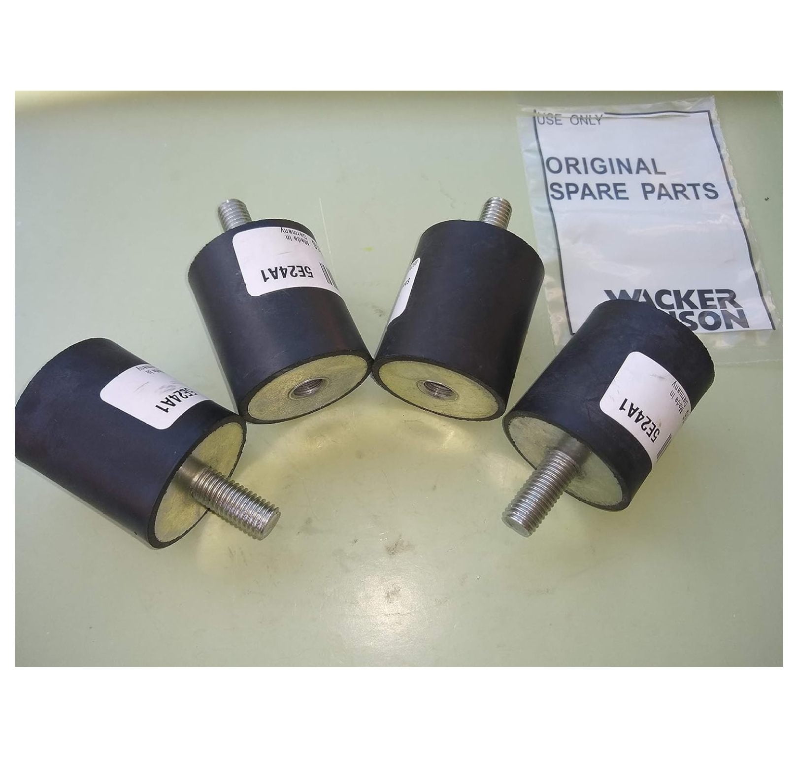 Wacker VP1550, VP1340 Plate Compactor Tamper Part, Rubber Shock Mount ...