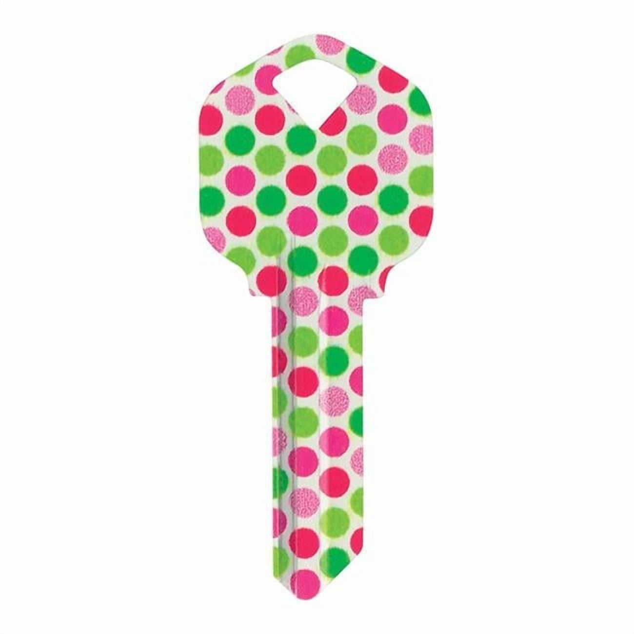 Wackey Polka Dots House & Office Blank Single Sided Universal Key ...