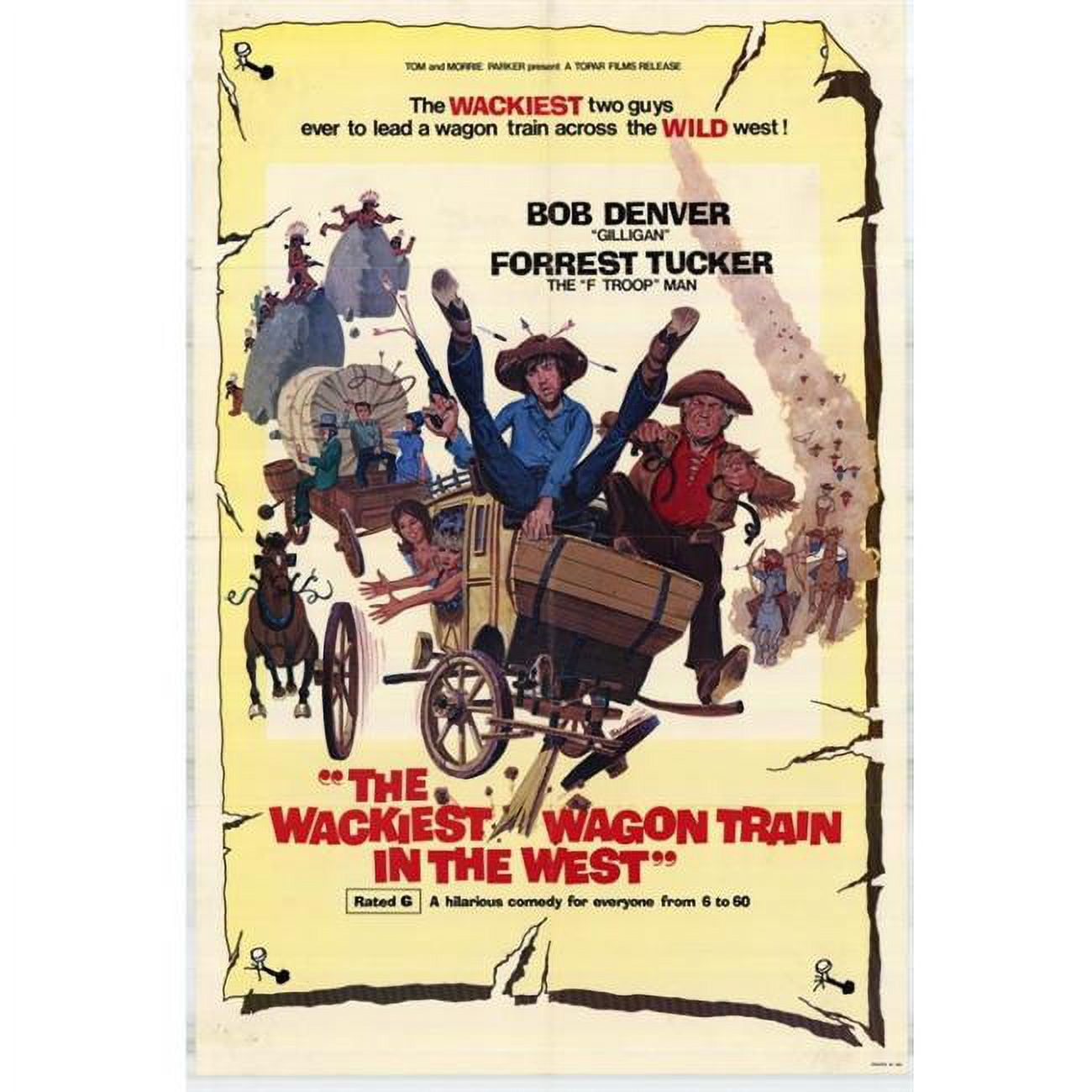 Wackiest Wagon Train in the West Movie Poster - 27 x 40 in. - Walmart.com