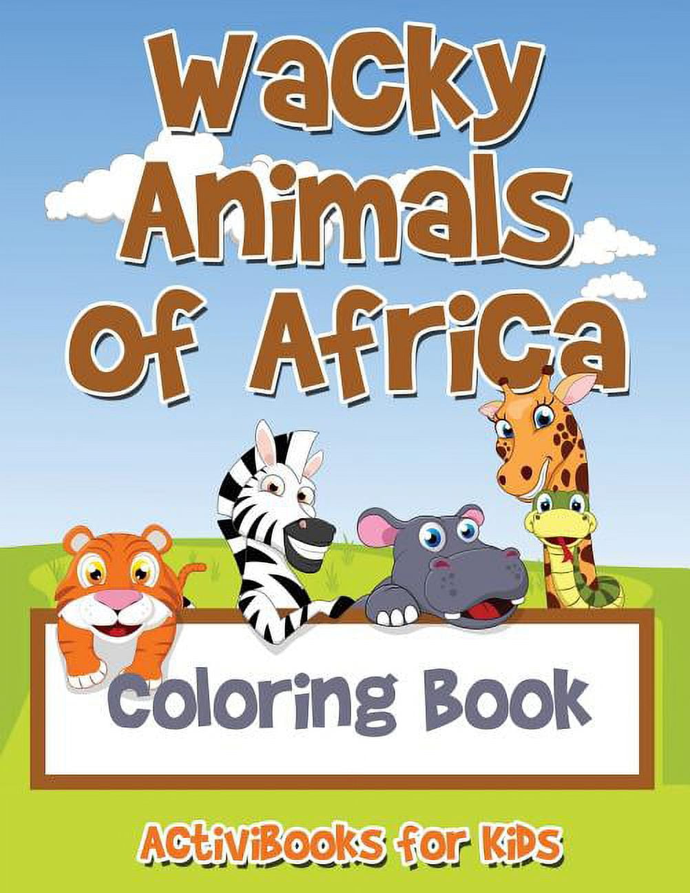 Wacky Animals of Africa Coloring Book (Paperback) - Walmart.com