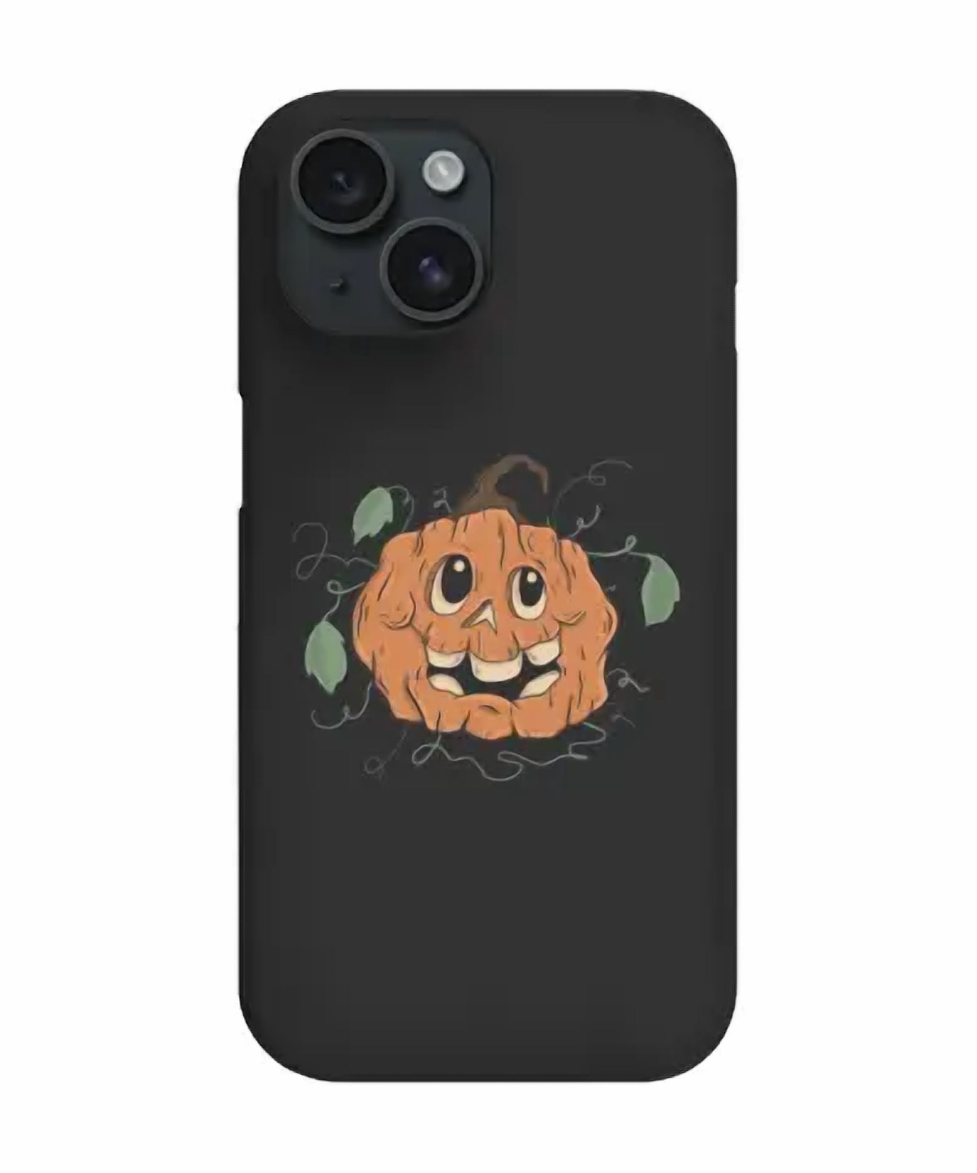 Wacky Jack-O-Lantern Funny Spooky Face Phone Case for iPhone 16 15 14 ...