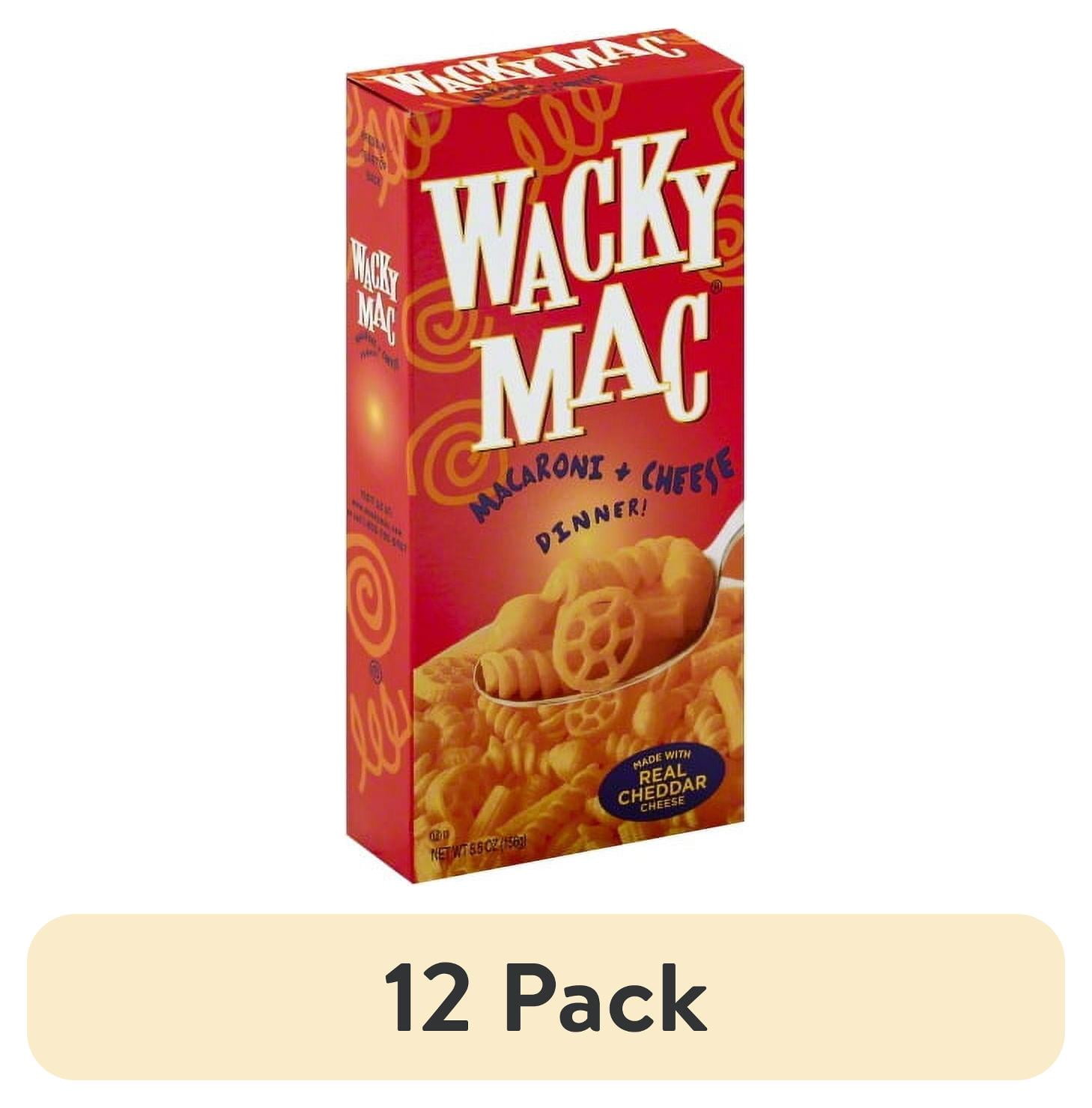(12 pack) Wacky Mac Macaroni & Cheese, 5.5-Ounce Box Shelf Stable - Walmart.com