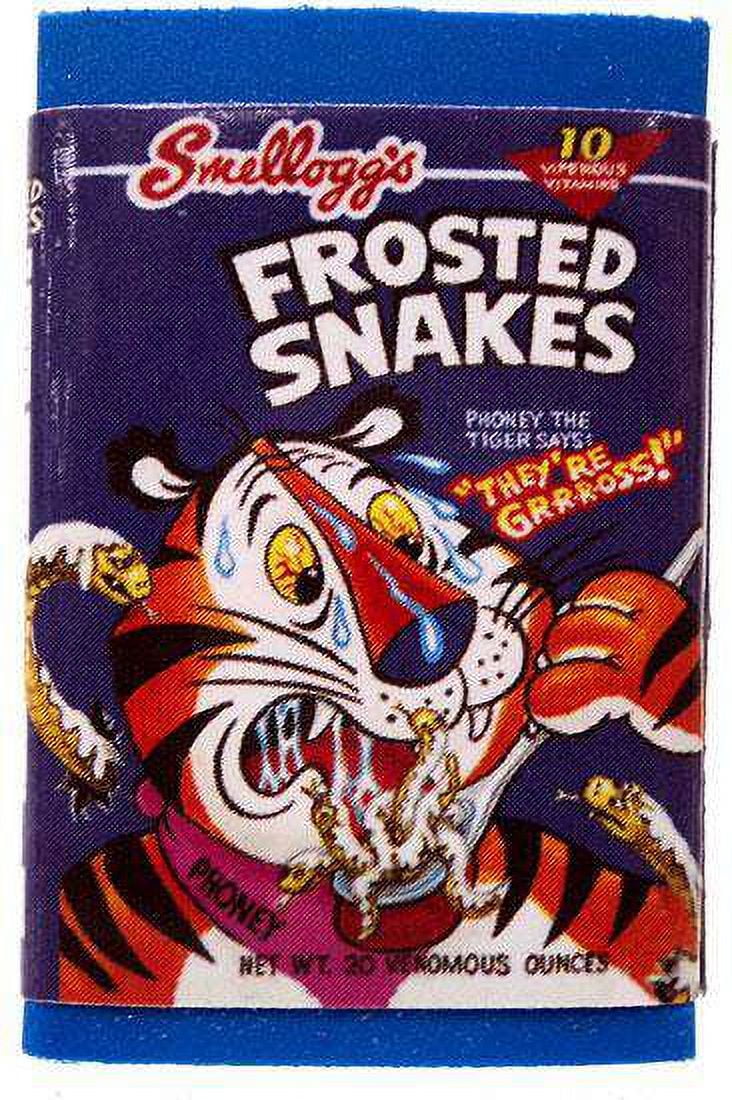 Wacky Packages Series 1 Frosted Snakes Single Eraser - Walmart.com