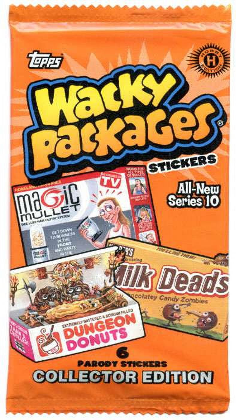 Wacky Packages Series 10 Collector Edition Hobby Pack - Walmart.com