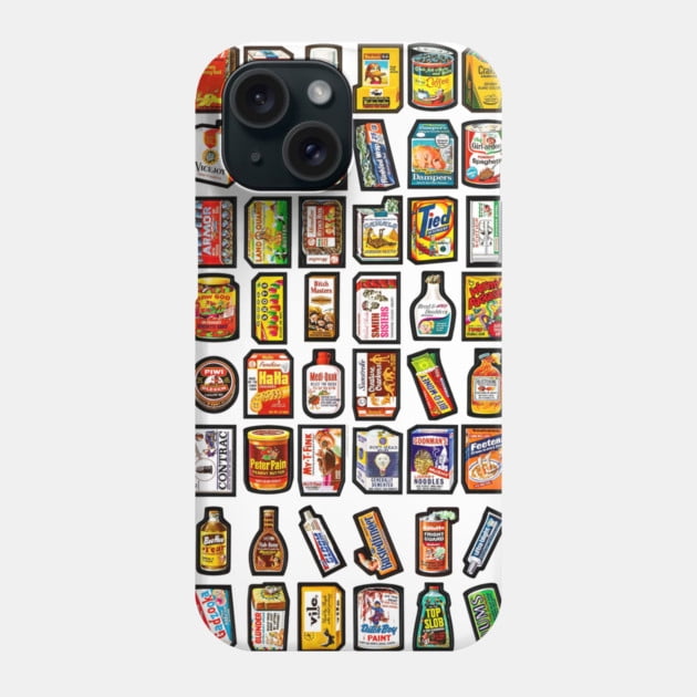 Wacky Packs Funny Retro Vintage Parody Compatible Phone Case for iPhone ...
