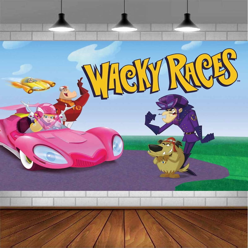 Wacky Races Backdrop Banner Party Supplies Poster Movie Theme ...