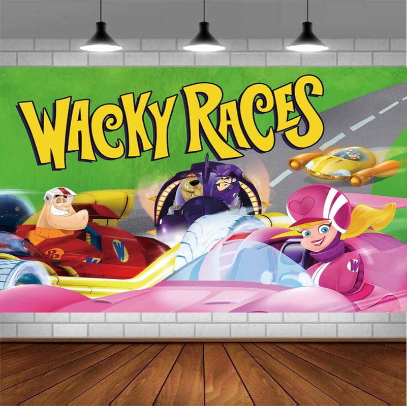 Wacky Races Backdrop Banner Party Supplies Poster Movie Theme ...