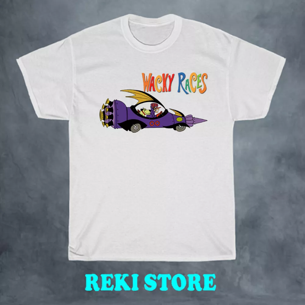 Wacky Races Cartoons Movie Men's White T-Shirt - Fun and Retro Tee for ...