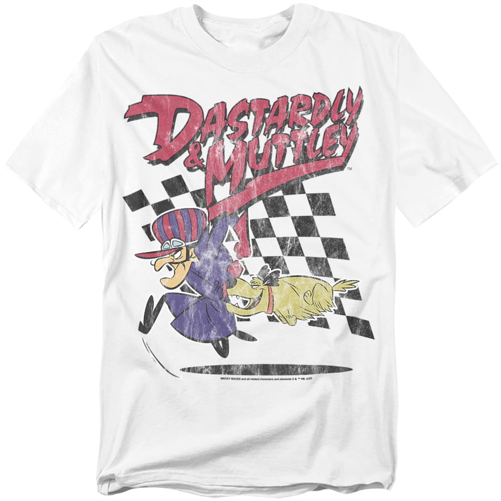 Wacky Races T-Shirt Dastardly & Muttley 2 Unisex Graphic Tee for Men ...