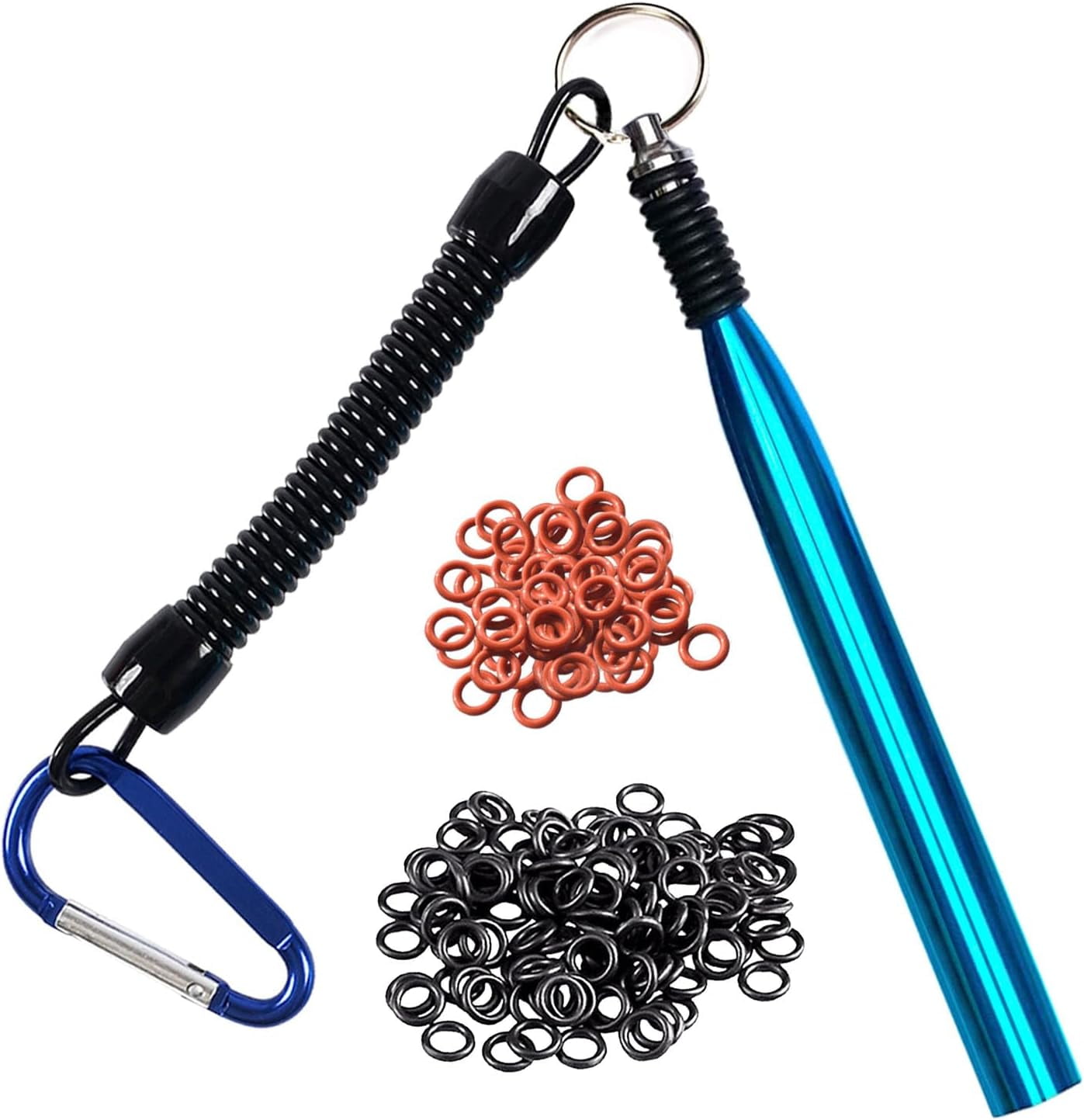 Wacky Rig Tool with Fishing O-Rings, Wacky Worm Rigging Tool Kit for ...