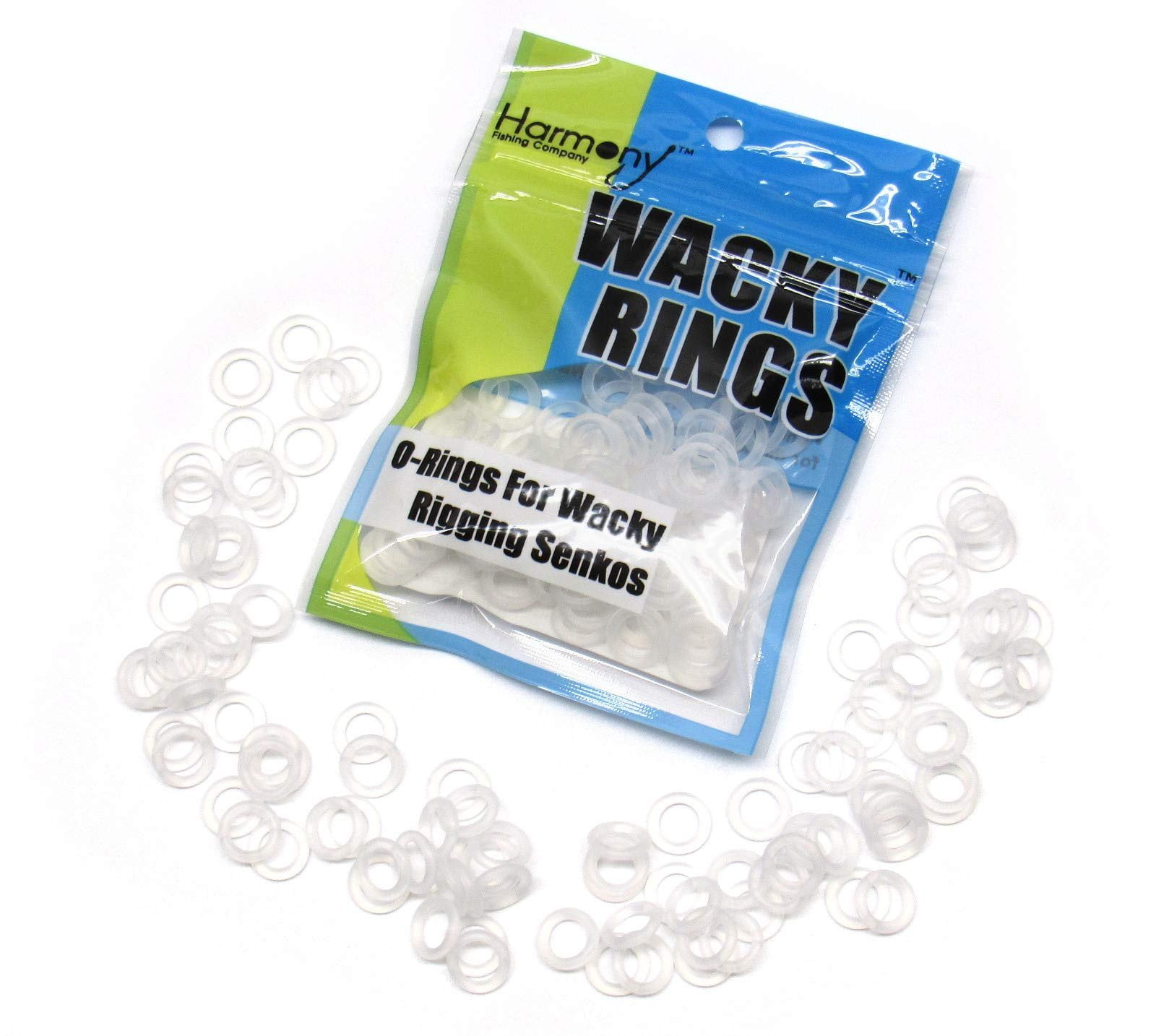 Wacky Rings - O-Rings for Wacky Rigging Senko Worms 100 orings for 4&5 ...