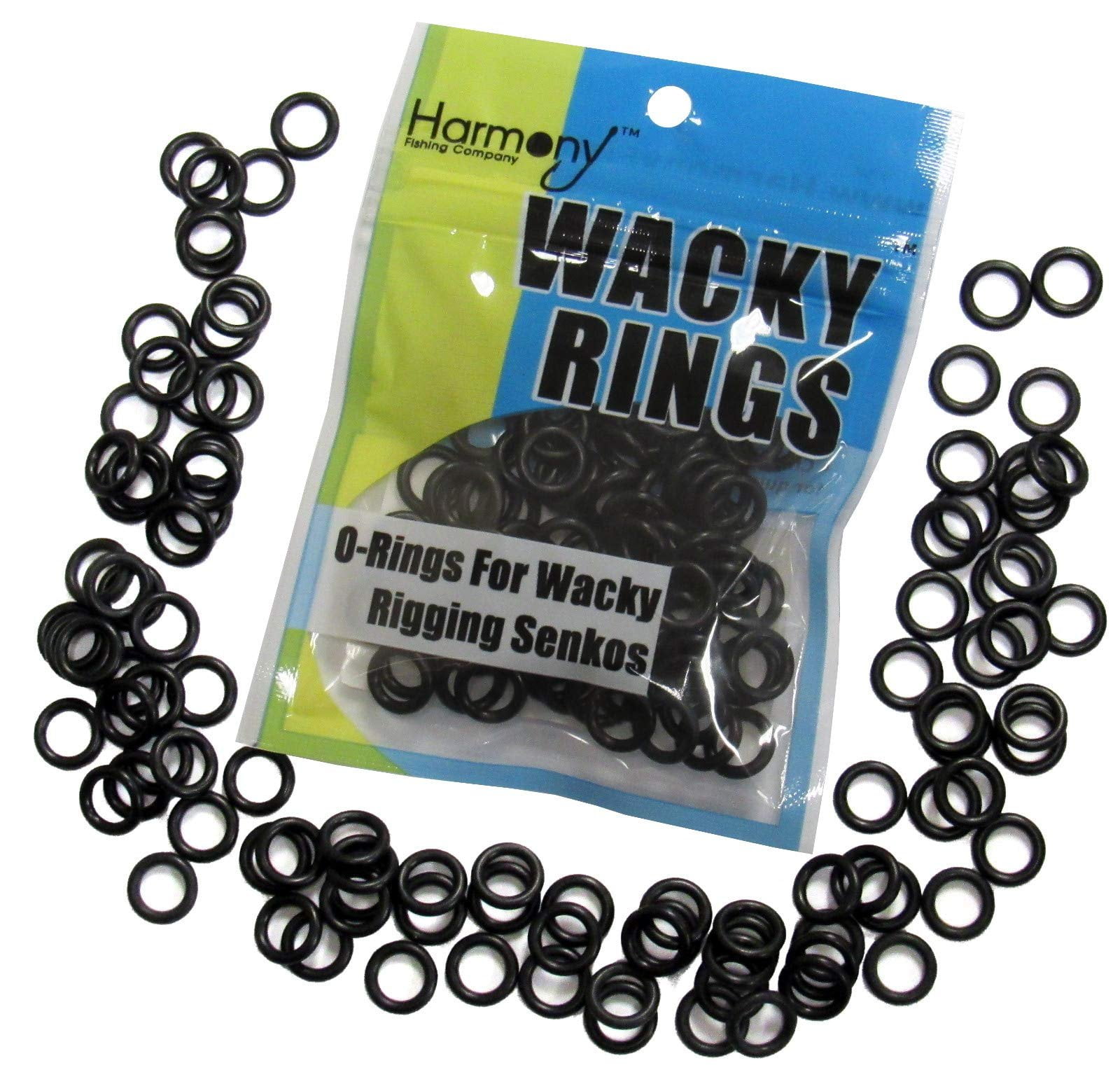 Wacky Rings 100pk O-Rings, Wacky Rigging Senkos Worms Soft Stickbaits ...