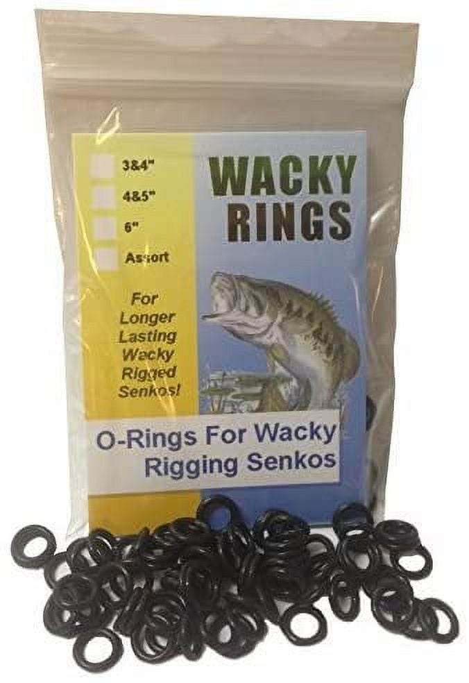 Wacky Rings - Bass Lure, Fish Baits, Rubber O-Rings for Wacky Rigging ...