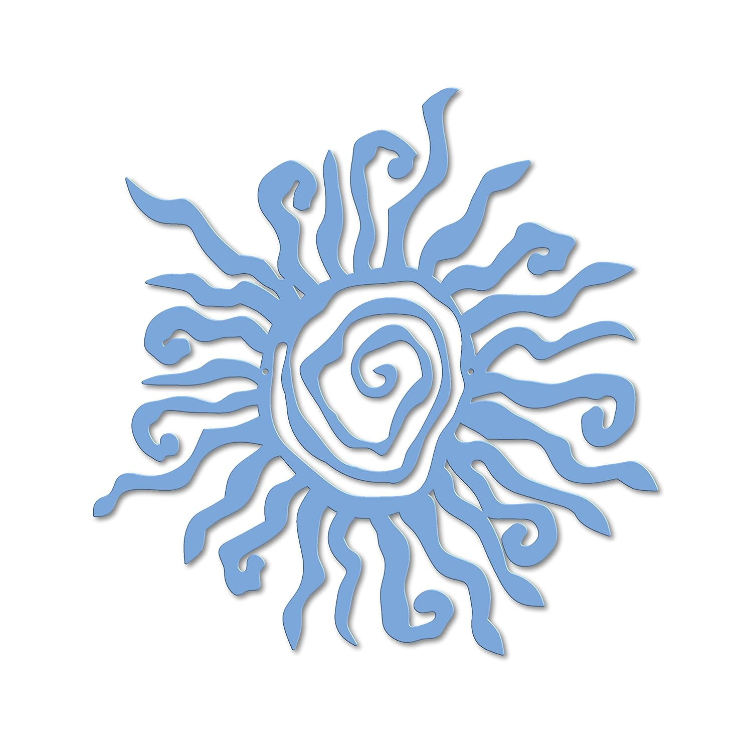 Wacky Sun Metal Sign , Hammered Copper) - Walmart.com