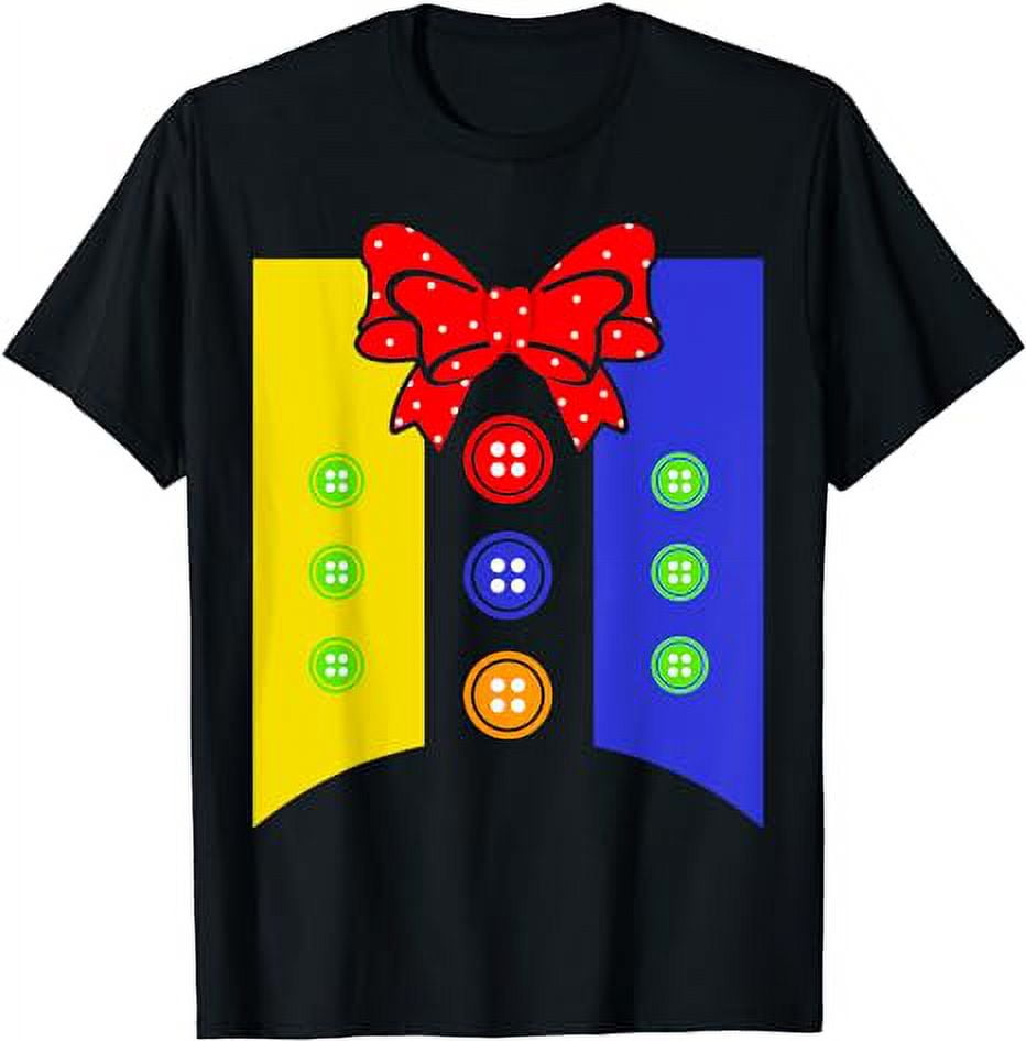 Wacky Wednesday Red Bow Tie Clown Halloween Costume Tacky T-Shirt ...