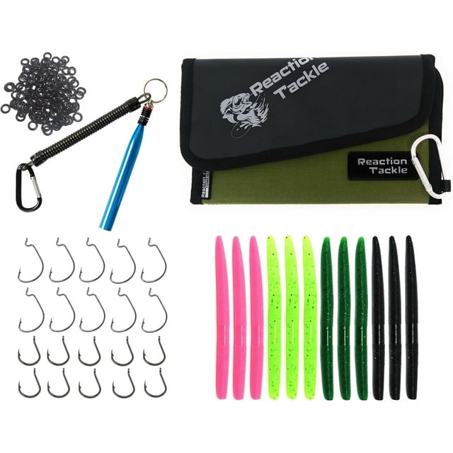Wacky Worm Tool Wacky O-Rings for Wacky Rigging Soft Plastic Worms or ...