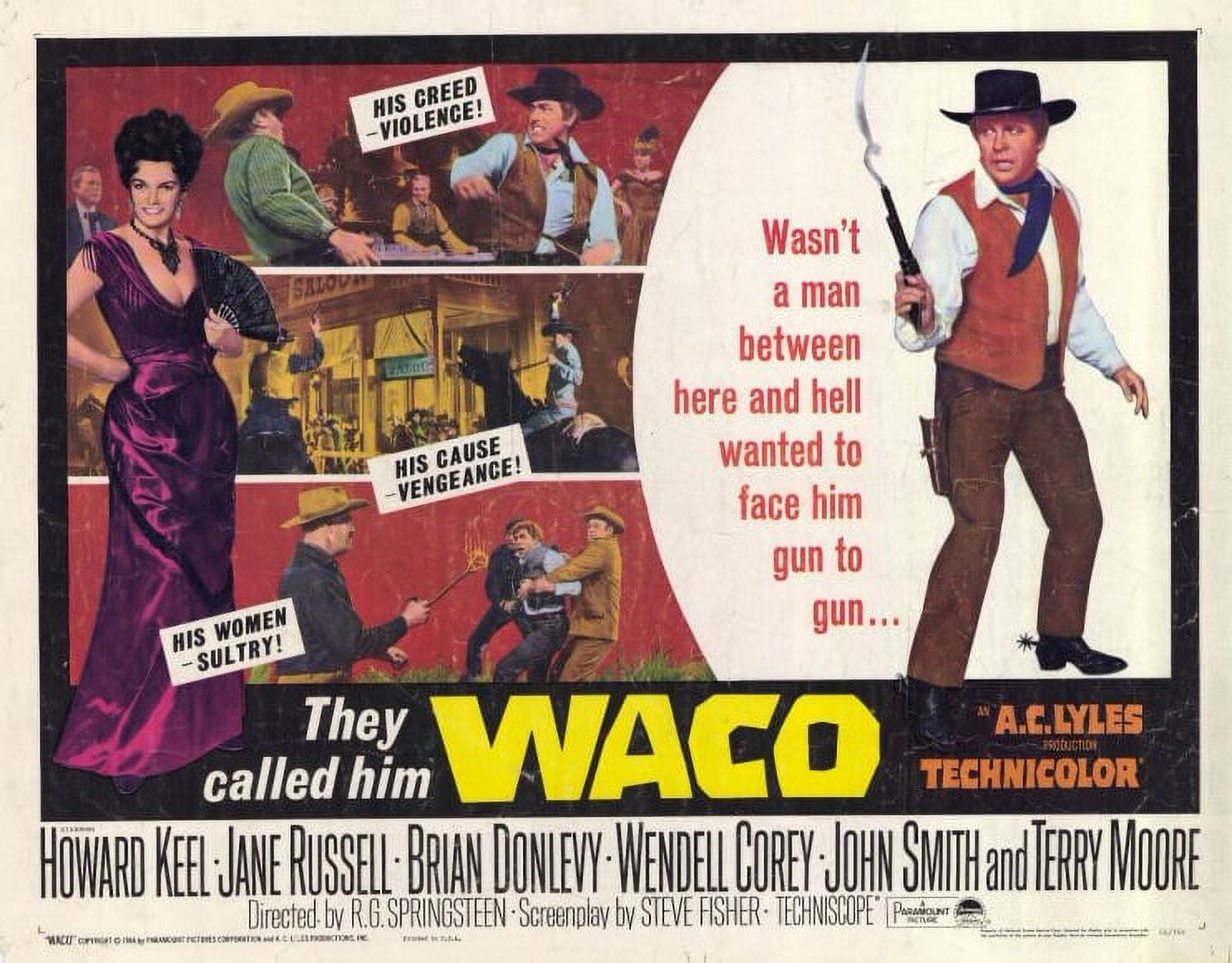 Waco - movie POSTER (Style A) (11" x 14") (1966) - Walmart.com