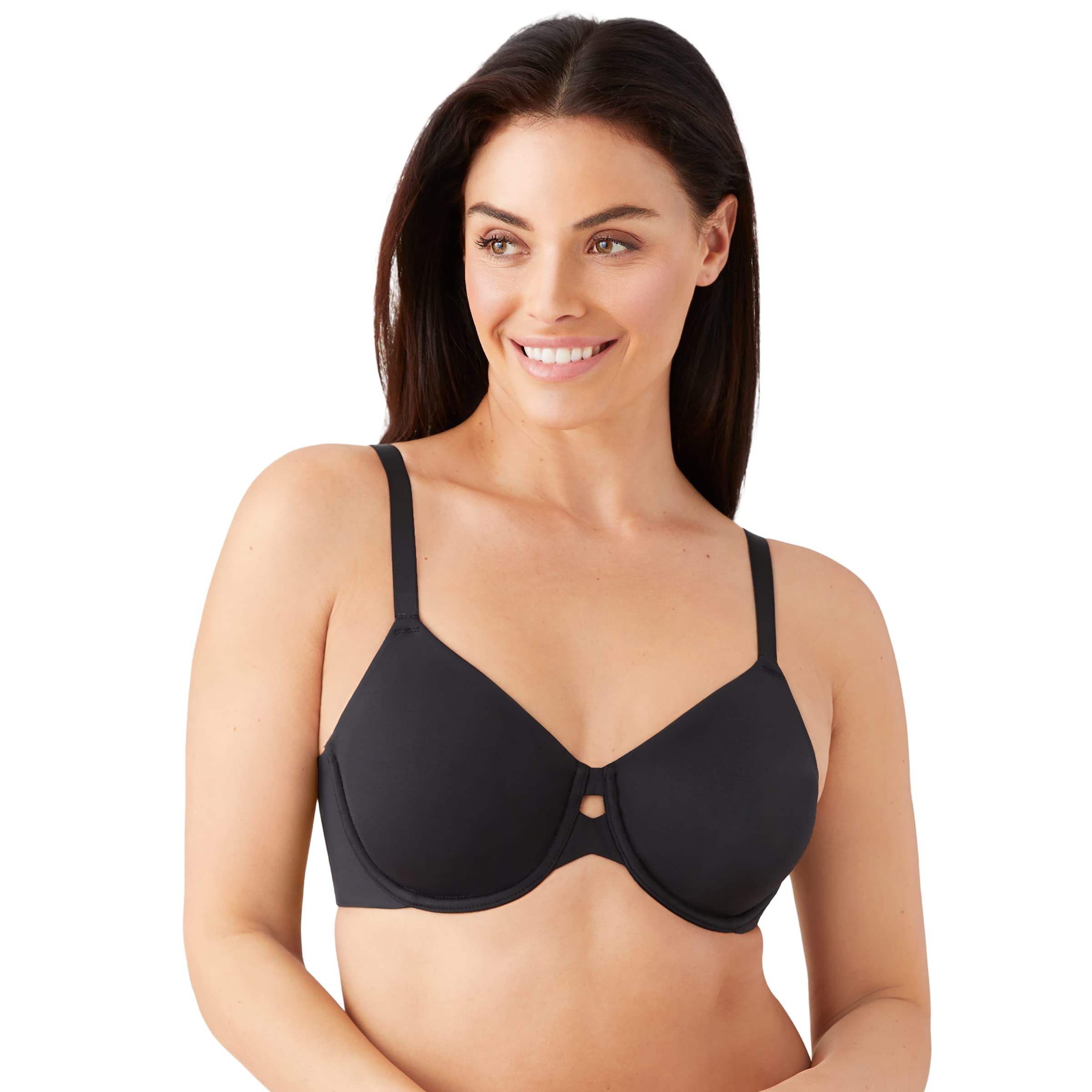 Wacoal Women's Superbly Smooth Unlined Convertible Underwire Bra, Black, 34D - Walmart.com