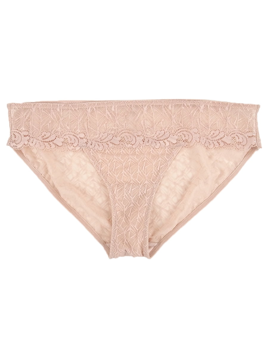 Wacoal Women's Vivid Encounter Sheer Lace Bikini (L, Rose Dust ...