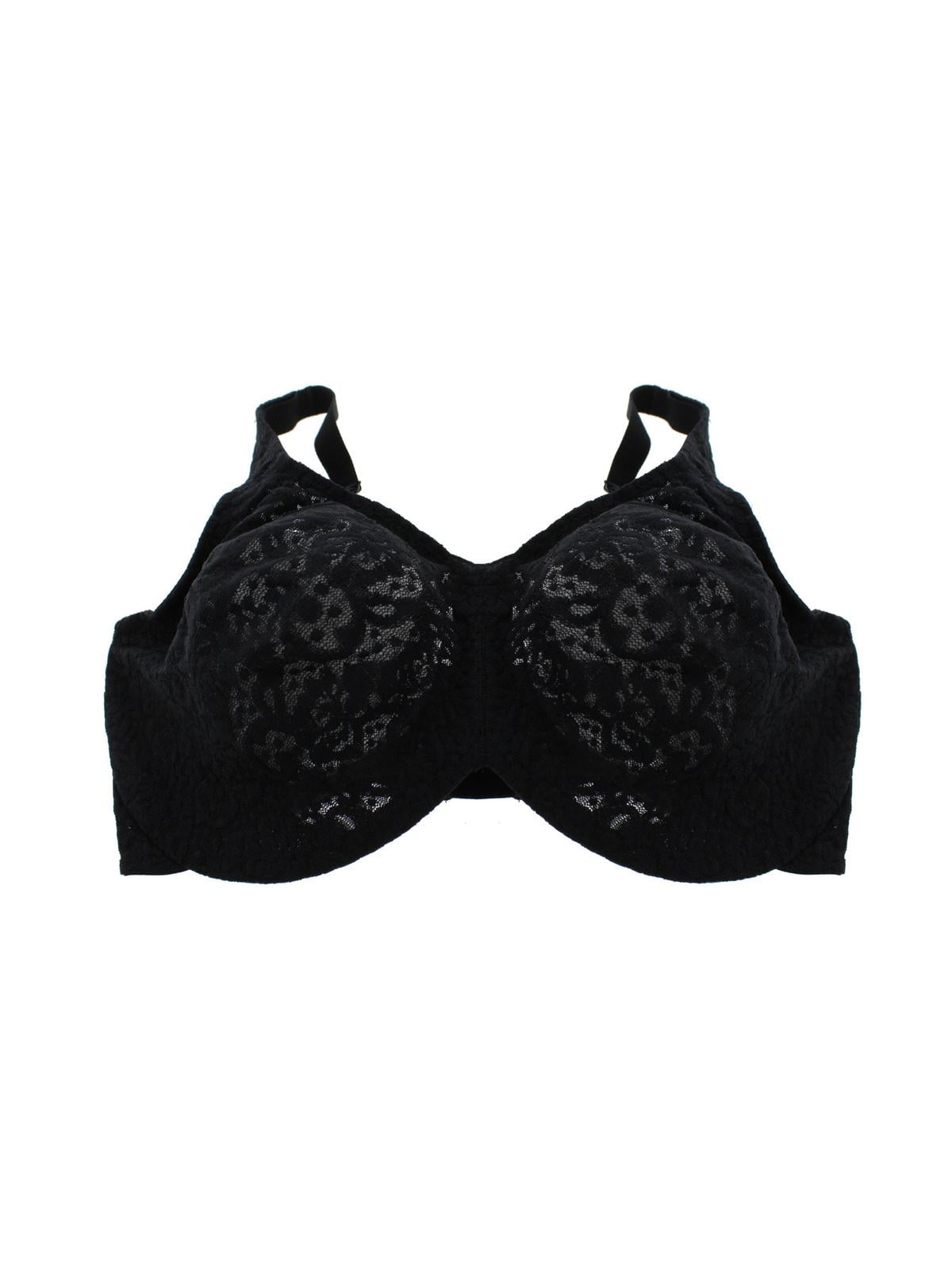 Wacoal Womens Lace Unlined Full Coverage Bra Black 34C - Walmart.com