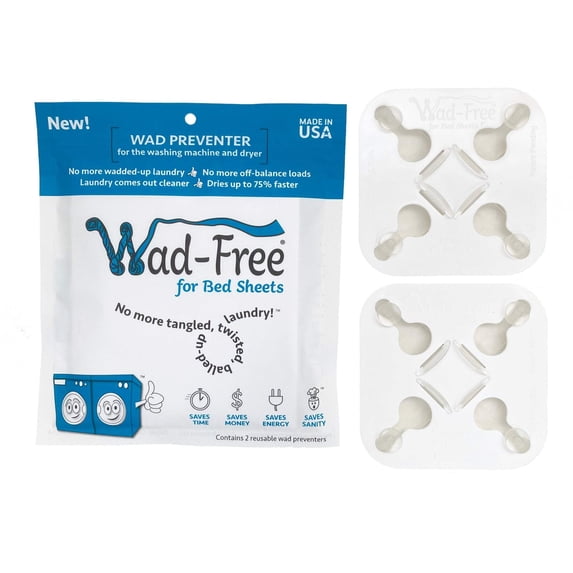 Wad-Free for Bed Sheets, Wrinkle Release and Detangler, Faster Drying ...