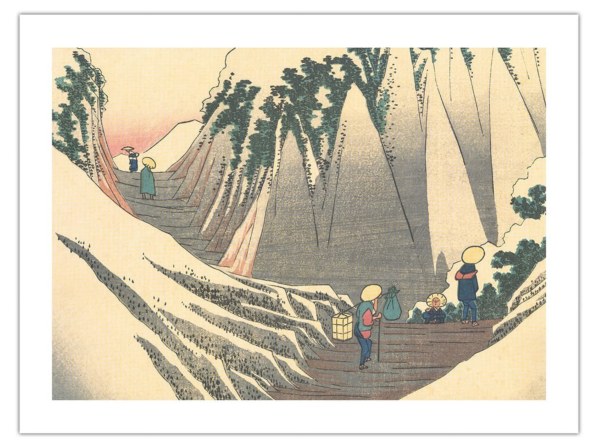 Wada Station - from Sixty-nine Stations of Kiso Road - Vintage Japanese ...