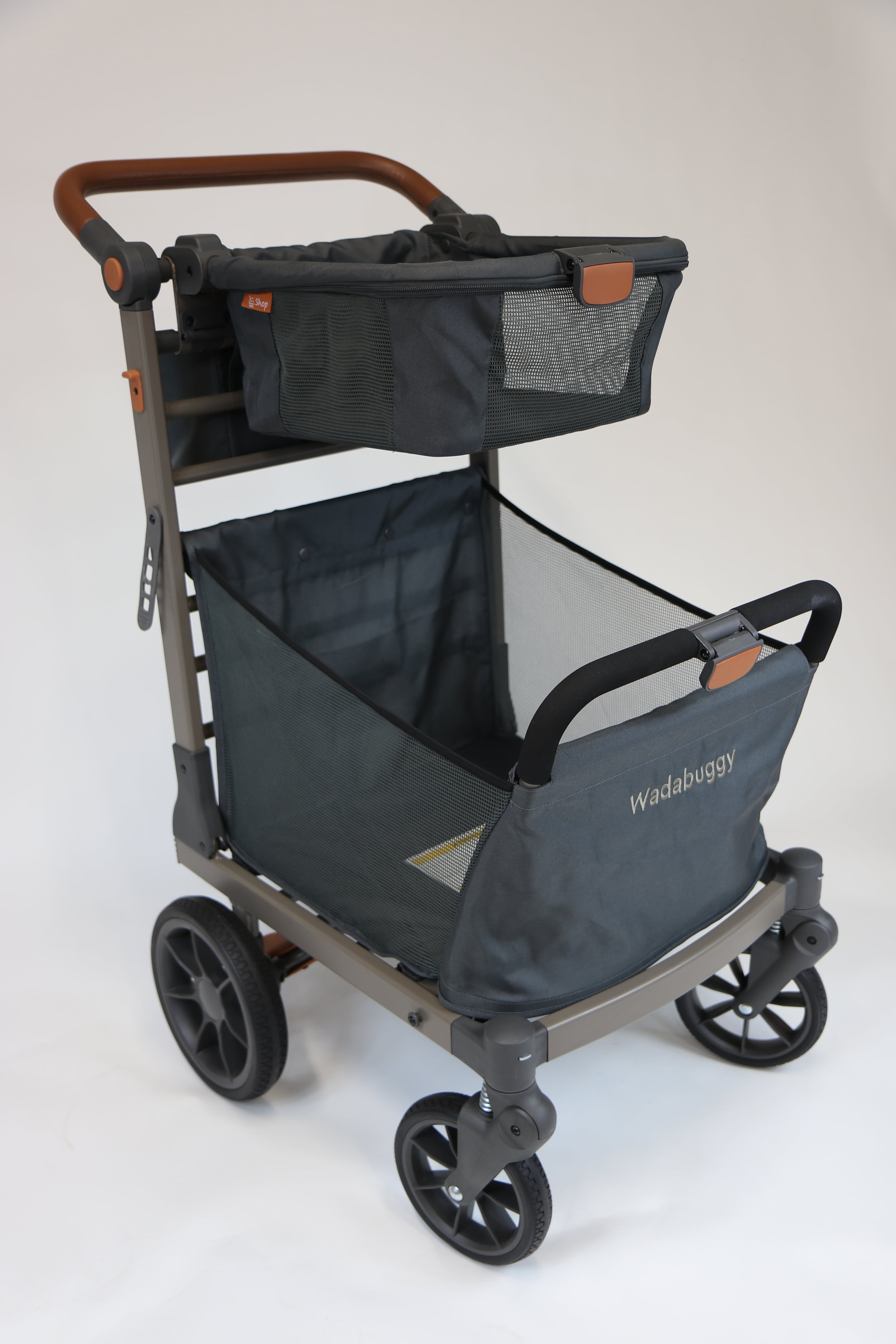 Free Shipping! Wadabuggy Premium Foldable Shopping Cart, 2 Baskets, 2 ...