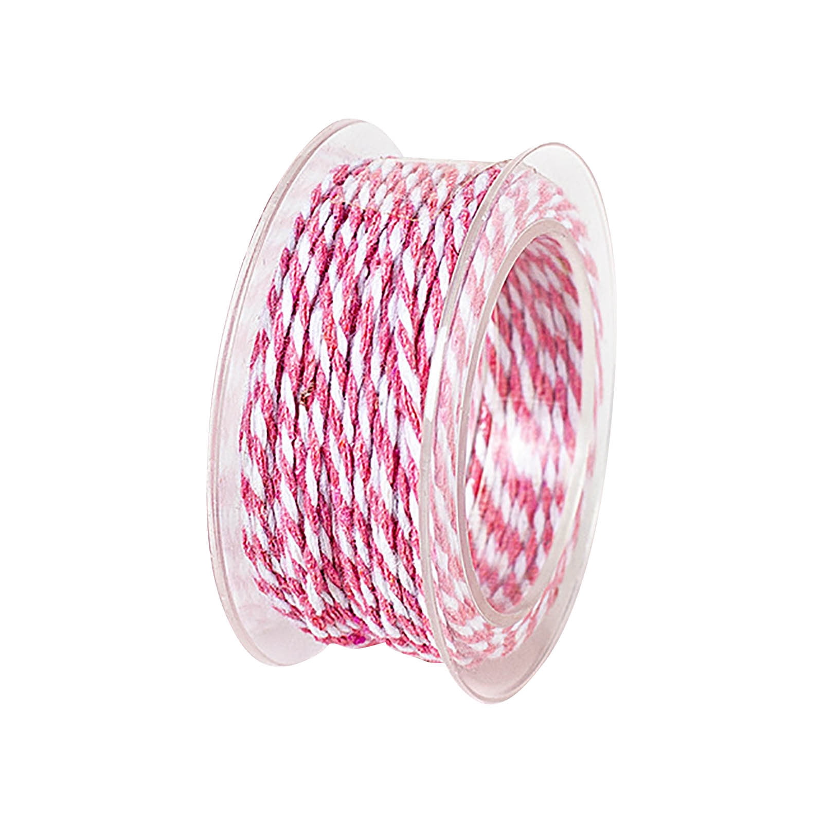 Wadada 1.1 Yard Pink Silk Rope Christmas CordingTwisted Cord Rope ...