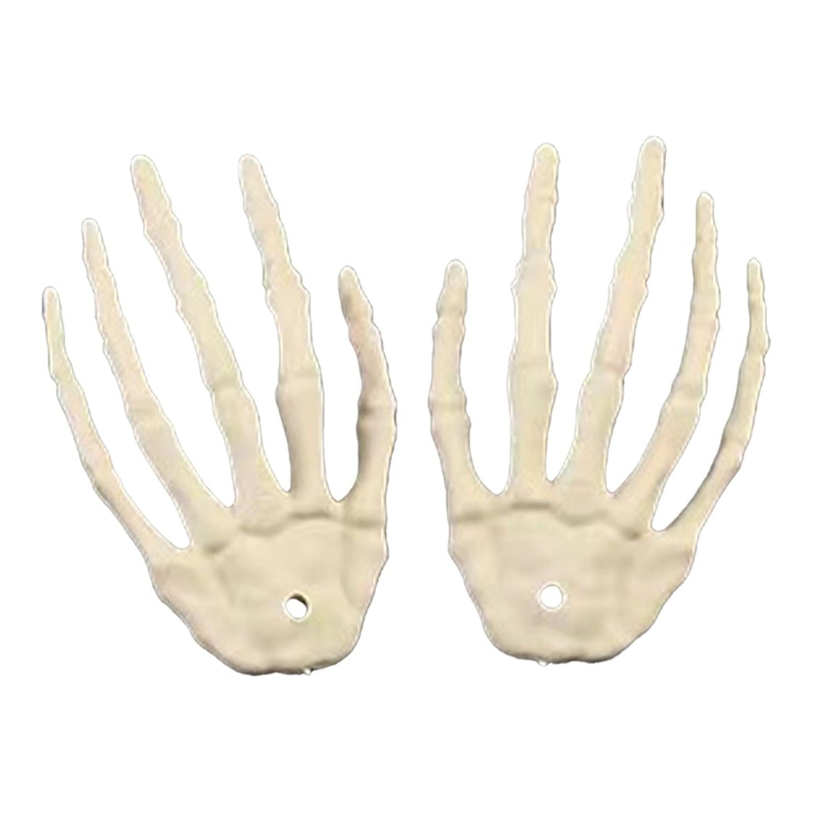Wadada 1 Pieces Halloween Skeleton Hands Plastic Fake Human Hands ...