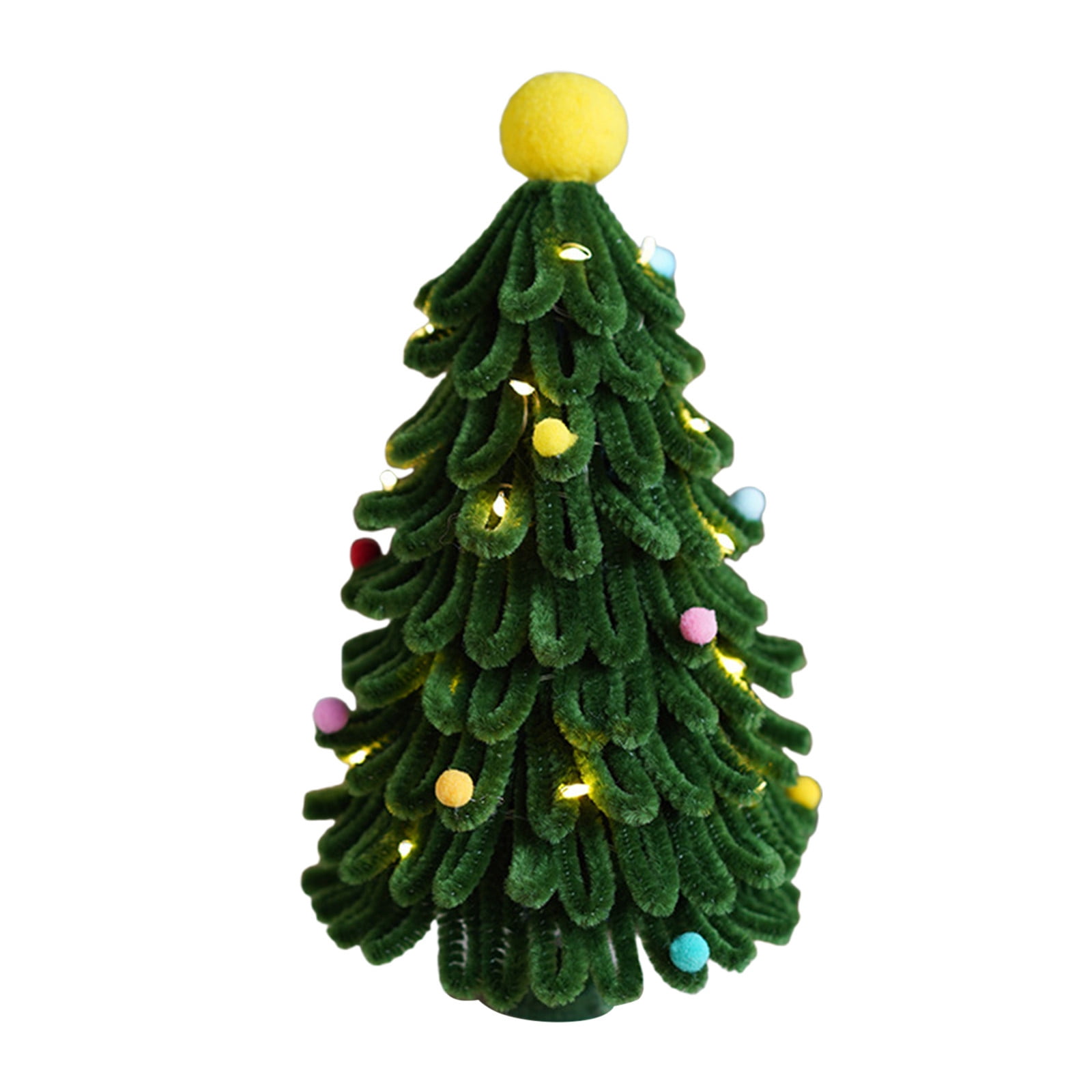 Wadada 1 Set DIY Christmas Crochet Kit Crocheting Starter Kits Xmas Tree Craft Kniting Kit ...