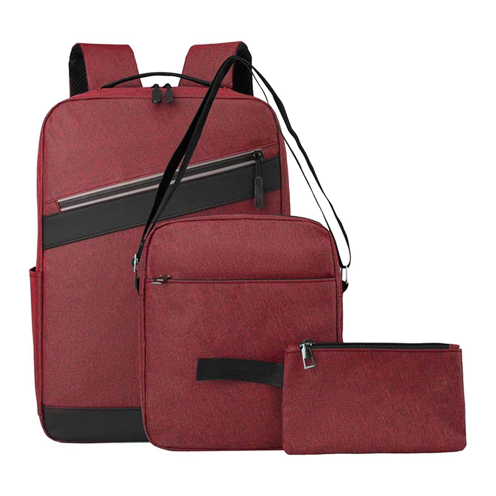 Wadada 3 PCS Backpack Set for Women Men, 16.1 inch Laptop Back Pack for ...