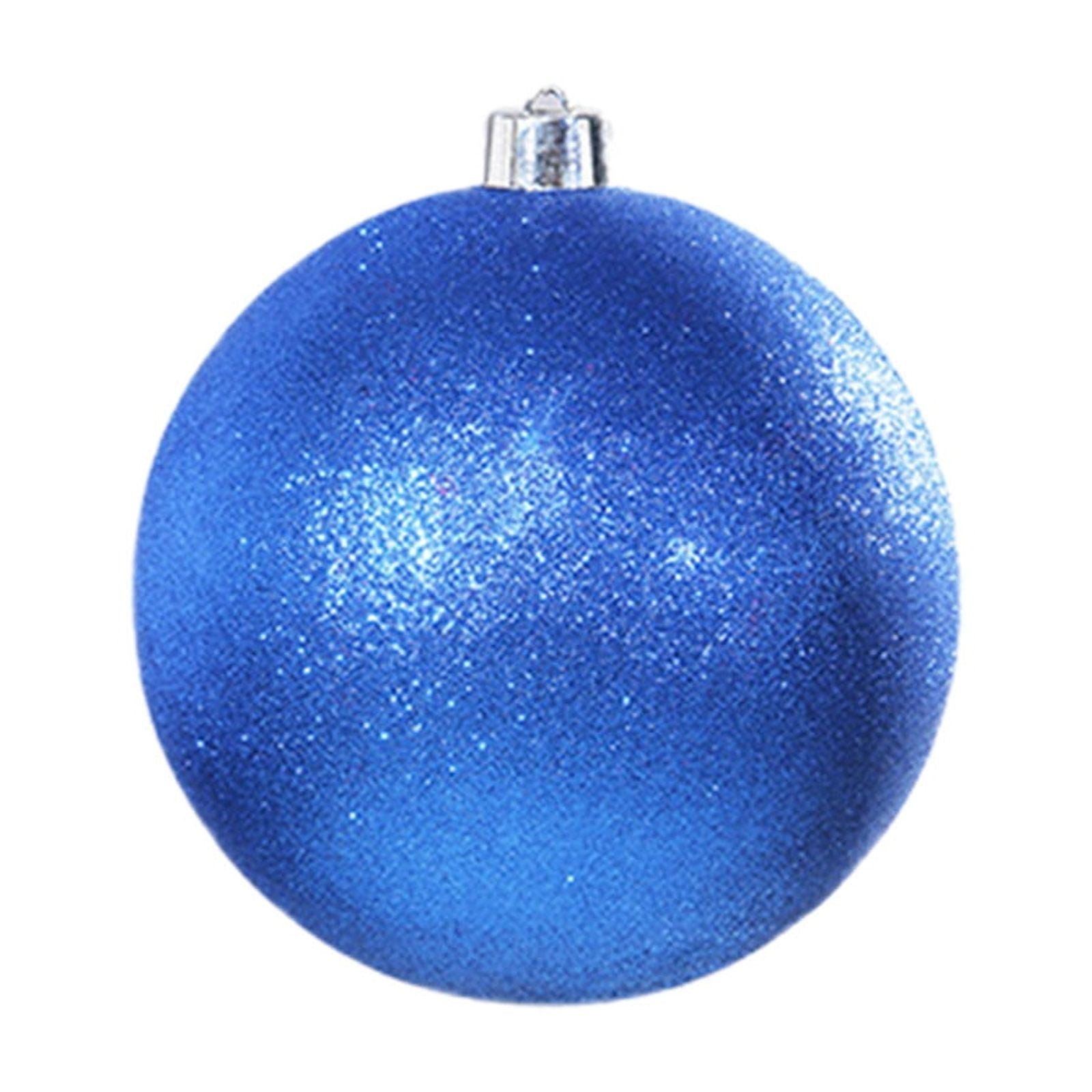 Wadada 6'' Large Blue Christmas Ornaments Balls Giant Christmas Plastic ...